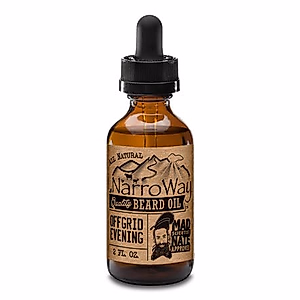 Narroway Beard Oil (Off Grid Evening) 2 oz Bottle, 2.0 Fl Oz, 2.0 fluid_ounces
