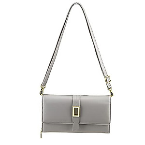 VASETA Small Crossbody Bag for Women, Crossbody Purse Shoulder Bag, Leather Clutch Wristlet Purses Handbag, Cash Handbag, Card Holder Wallet with Adjustable Strap