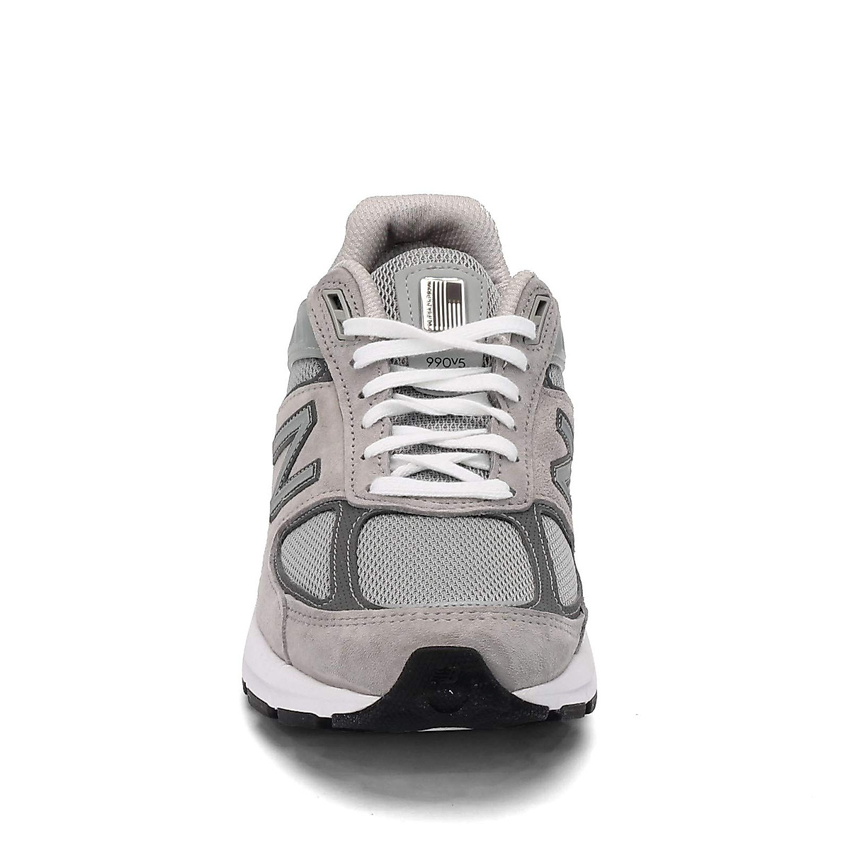 New Balance womens Made in Us 990 V5 Sneaker, Grey/Castlerock, 8.5 US