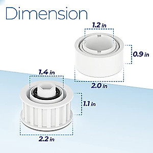 4 Pack Guide Wheels and 2 Pack Pulley Gears Replacement Parts Compatible with Maytronics Dolphin Nautilus, Nautilus CC Plus, M200, M400, M500, Premier Pool Cleaner, Part Number 3884997-R6