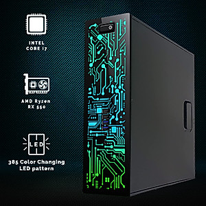 Gaming Desktop PC, Intel Core i7 6th Gen, TechMagnet Zeus, AMD RX 550 Graphics, 32GB RAM, 240GB SSD + 2TB HDD, MTG New 27 Inch Dual Monitor, Gaming Kit Webcam, Win 10 Pro (Renewed)