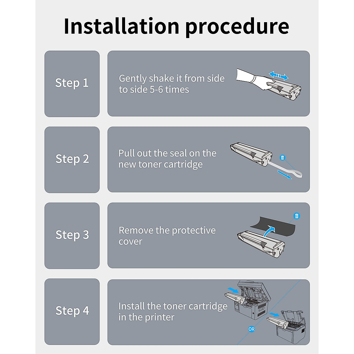 Pantum Original Toner Cartridge PB-211 Genuine Toner P2502W, M6552NW, M6602NW Printer, PB-211 Yields up to 1,600 Pages