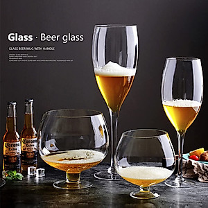 GAOGAO 2000ml To 12000ml Super Big Crystal Glass Brandy Glasses Drink Snifters Bar Wine Surprised Drinkware (2000ML)
