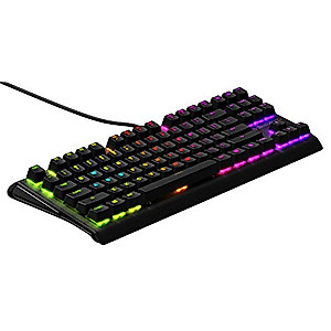 SteelSeries Apex M750 TKL RGB Tenkeyless Mechanical Gaming Keyboard - Aluminum Frame - RGB LED Backlit - Linear & Quiet Switch - Discord Notifications