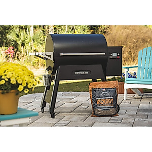 Masterbuilt MB20077618 Analog Electric Smoker, 30 inch, Black & Traeger Grills Hickory 100% All-Natural Wood Pellets for Smokers and Pellet Grills, BBQ, Bake, Roast, and Grill, 20 lb. Bag