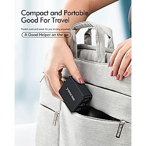 Yoocas 140W USB C Charger,MacBook Pro Charger with Gan+3-Port PD3.1,Laptop Foldable Wall Charger for Dell,Lenovo,Chromebook, Tablets, MacBook Air, iPad Pro, Galaxy S22/21, iPhone 15/14/Pro, Pixel.