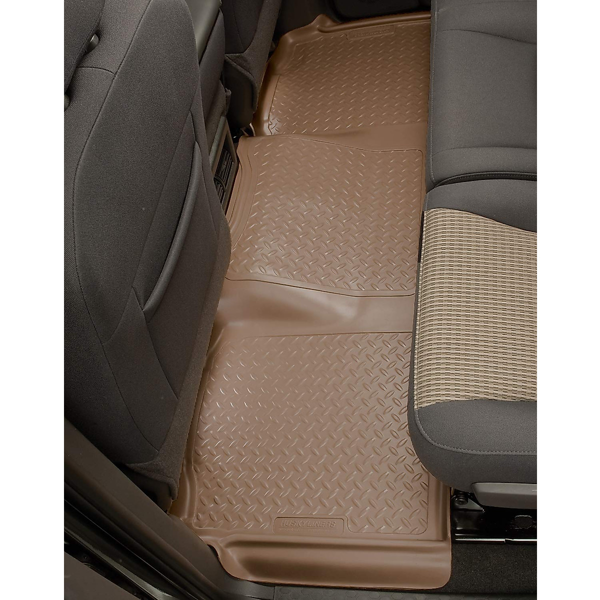 Husky Liners — Classic Style Floor Liners | Fits 2000 - 2005 Ford Excursion, 2nd Row Liner - Tan, 1 pc. | 63903