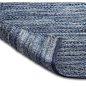 Chesapeake Denim Chindi Area Rug (5'x7')