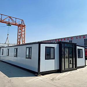 and Good Price Prefabricated Luxury 20Ft 40Ft Z Shaped Philippines Folding Container House with Toilet
