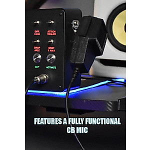 SIM-PANEL Classic ATS/ETS2 Button Box for American Truck Simulator (ATS/ETS2 Button Box w/Communications and VESA Compatibility)