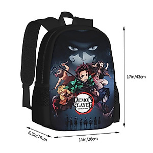 RUIRUIY Anime Backpack Teens Cartoon Backpack Aldult Laptop Backpack Bag Boys And Girls Backpacks, One Size