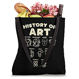 History Of Art Funny Famous Artists Meme Joke Painter Gift Tote Bag