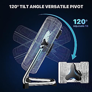 mollie 22 Inch 3572 CFM High Velocity Floor Fan with 3 Speed Heavy Duty Metal Adjustable Tilt Portable Quiet Air Circulator for Home Bedroom Garage Commercial Use