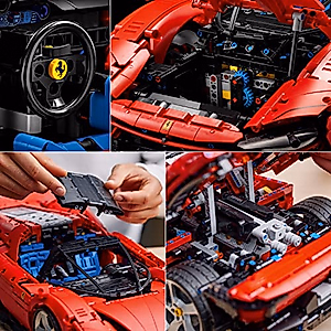 LEGO Technic Ferrari Daytona SP3 42143, Race Car Model Building Kit, 1:8 Scale Advanced Collectible Set for Adults, Ultimate Cars Concept Series, Great Anniversary and Father's Day Gift for Car Lover