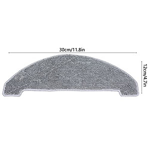 HEEPDD 4Pcs Vacuum Cleaner Mop Cloths, Replacement Fiber Sweeper Cleaning Mop Cloth for VIOMI S9 Robot Vacuum Accessories