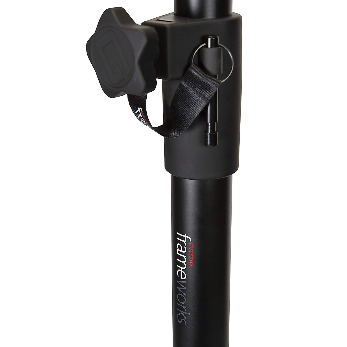 Gator Frameworks Standard Subwoofer Speaker Pole Mount with Adjustable Height (GFW-SPK-SUB60),Black