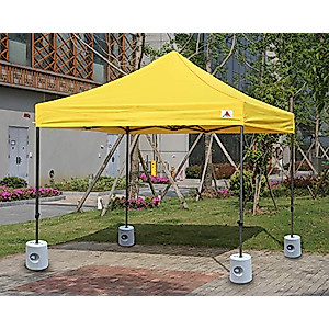 ABCCANOPY Heavy Duty Drum Weights Fill with Water or Sand, 70 LB