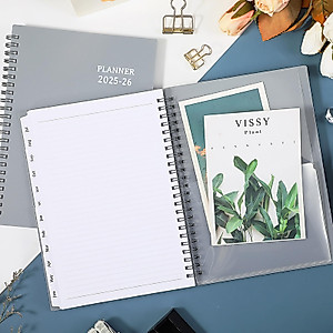2023-2024 Planner - Weekly & Monthly Academic Planner 2023-2024, July 2023 - June 2024, 6.25" × 8.3", Tabs, Inner Pocket, Strong Twin-Wire Binding, Improving Your Time Management Skill