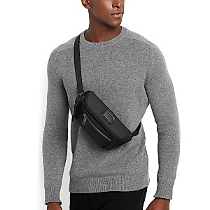 TUMI(トゥミ) Men's Ballistic Waist Packs, Black (Black 19-3911tcx), One Size