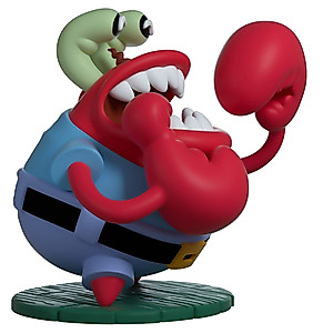 Youtooz Choking Mr Krabs Vinyl Figure, 3.6" Youtooz Spongebob Collectible Official Mr. Krabs Figurine from Spongebob Squarepants - Youtooz Spongebob Squarepants Collection