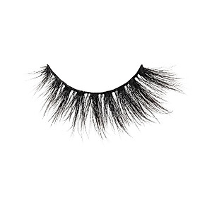 KISS Lash Couture 3D Matte False Eyelashes, Matte Twill', 14 mm, Includes 4 Pairs Of Lashes, Contact Lens Friendly, Easy to Apply, Reusable Strip Lashes