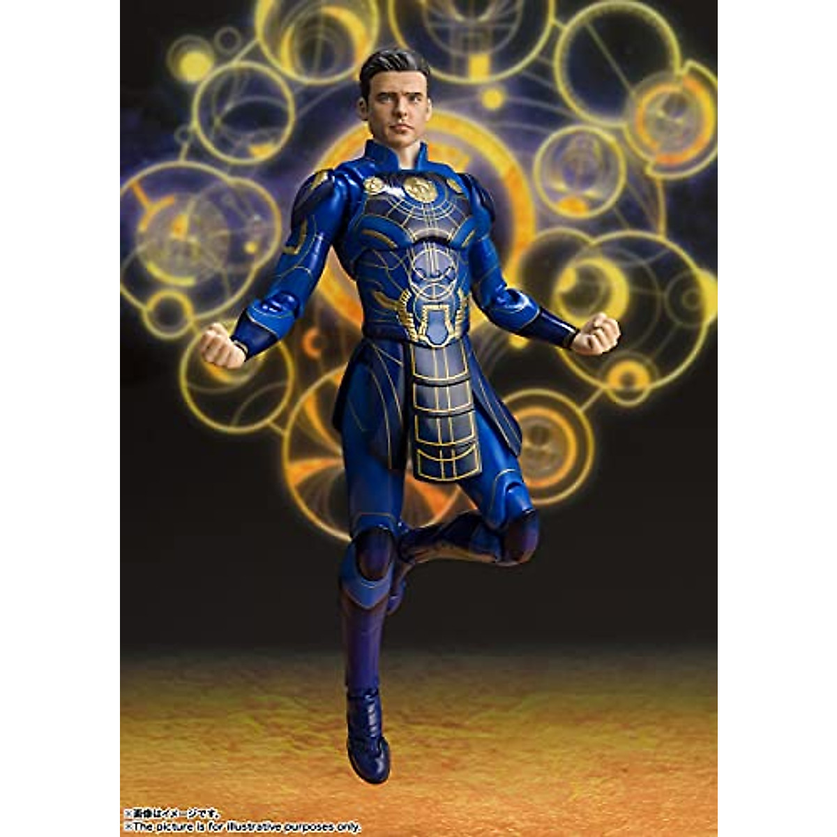 Bandai Spirits S.H. Figuarts Marvel Eternal Ecaris, Approx. 5.9 inches (150 mm), PVC & ABS Painted Action Figure