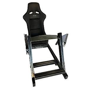 Position Advanced Complete Minimalist Nero Driving Simulator Rig Cockpit for Racing Video Games