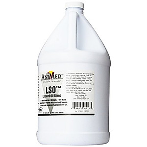 AniMed Lso Linseed Oil Blend for Horses, 1-Gallon