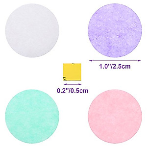 Unicorn Confetti 1 Inch Round Tissue Paper Table Confetti Unicorn Party Decoration, 1.76 oz (Mint Green, Purple, Pink, Cream)