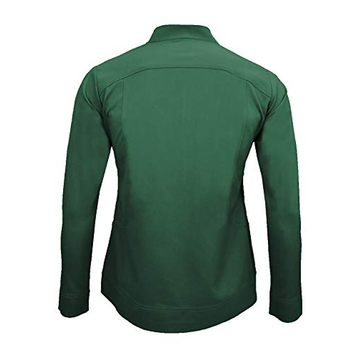 Natural Uniforms M&M Scrubs Women's Ultra Soft Front Zip Warm-Up Scrub Jacket (Medium, Hunter Green)
