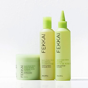 Fekkai Apple Cider Detox Rinse - 8.5 oz - Softens Hair, Detangles, Seals the Cuticle & Adds Shine - Free of Sulfates, Parabens, Phthalates - Vegan, Cruelty-Free