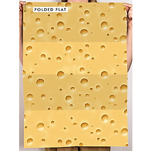 CENTRAL 23 Burger Wrapping Paper Set - 6 Sheets of Gift Wrap - Funny Wrapping Paper Sheets - Hamburger - Fast Food - Comes With Fun Stickers - Made in the UK