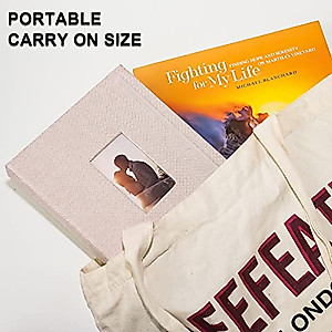 Vienrose Mini Polaroid Photo Album Book 208 Pocket 2x3 Inch Pictures for Fujifilm Instax Mini 7s 8 9 11 25 26 40 50s 90 Evo Z2300 Instant Camera, Polaroid Snap Beige 1 Pack