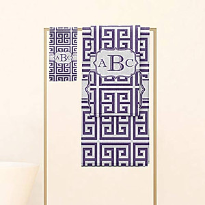 RNK Shops Greek Key Hand Towel - Full Print (Personalized)