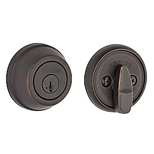 Kwikset 97802-070 780 Deadbolt One Side, Featuring Smartkey Re-Key Security, Venetian Bronze