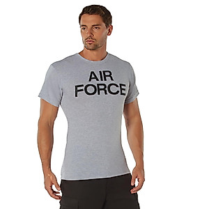 Rothco Mens Physical Training PT Workout T-Shirt, AIR Force - Grey - L