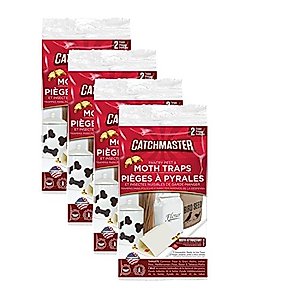 Catchmaster 812SD Pantry Pest Traps, 4 Pack of 2 (8 Traps Total)