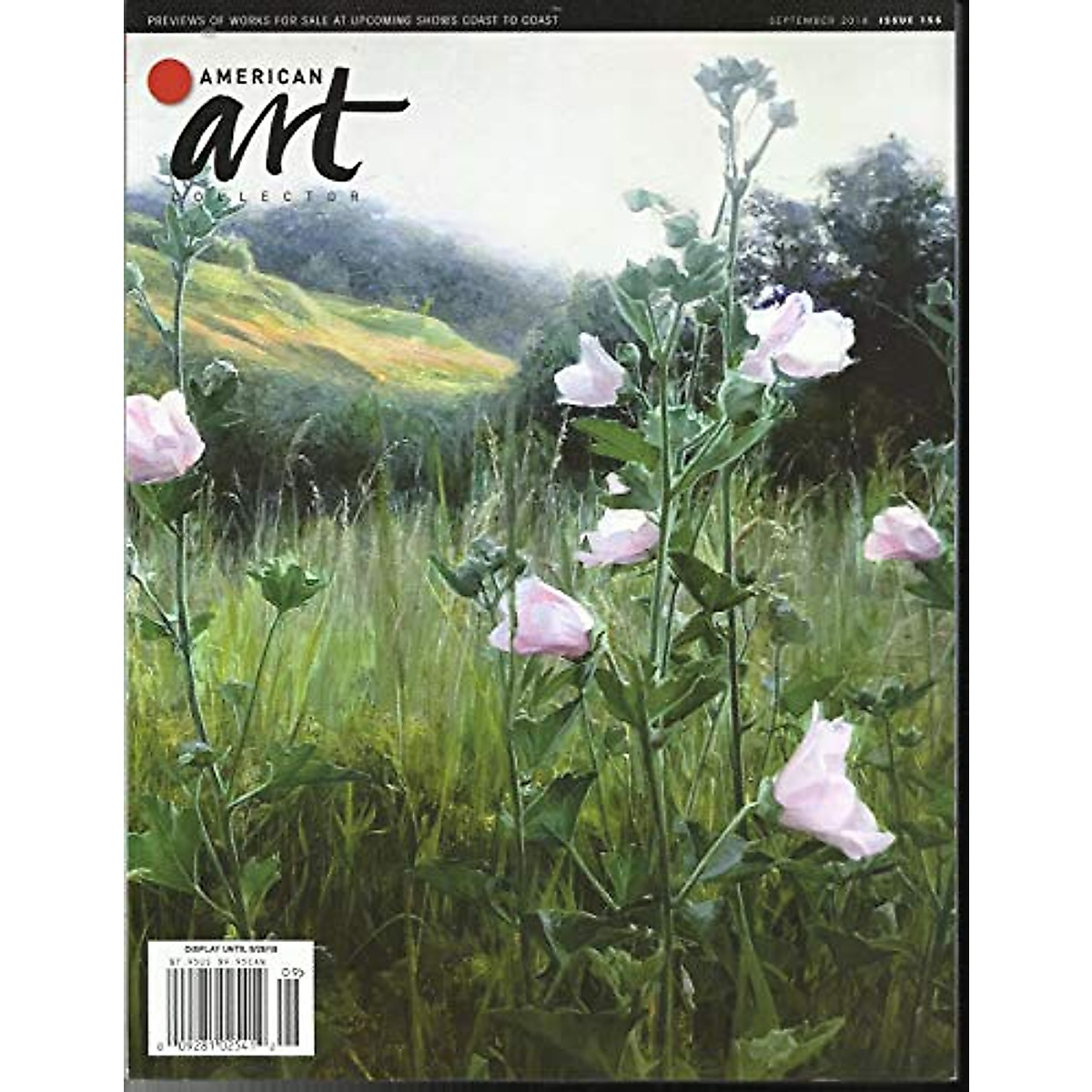 AMERICAN ART COLLECTOR MAGAZINE, SEPTEMBER, 2018, ISSUE 155