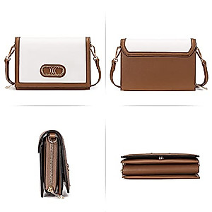 CLUCI Small Crossbody Bag for Women Leather Cellphone Shoulder Purses Travel Vacation Mom Designer Wallet