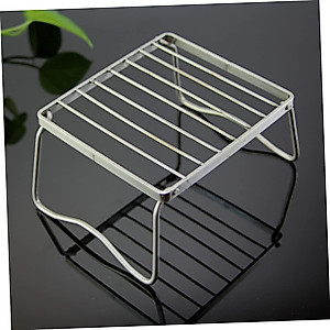 BESPORTBLE Grilling Accessories for Outdoor Grill Barbecue Charcoal Grills Outdoor Grill Accessories Portable Smoker Grill Grilling Basket Pan Backyard Cooking Grill Charcoal Bbq Pocket Metal