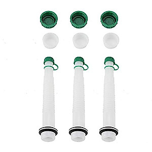 Fait 3 Sets of Replacement Gas Can Fuel Spout Cap Kit Garden Industrial hinery Refuel Tool Used on many Fuel Cans for Industrial hinery(1#)