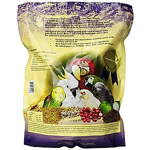 2 Pack, Caitec Oven Fresh Bites Natural Baked Avian Diet, Nutritional, Whole Grain, Large Parrot Food. 48 Oz. Ea.