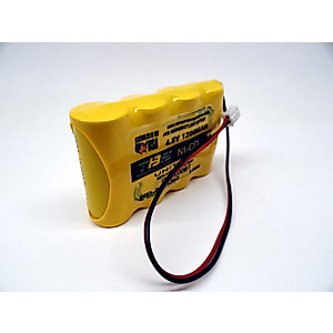 2pc UNITECH D-A1200BT, SL026-139 Emergency Light Battery 4.8V 1.2Ah