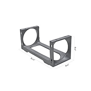 Stackable Modular Wine Rack - 30 Bottle Set (25 modules, 5 top Plates) Silver. Store up to 30 Bottles. Great for organizing and Creating Storage Space. by Stakrax