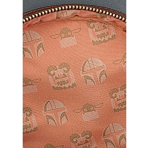 Loungefly Star Wars The Mandalorian Bantha Ride Mando and Baby Yoda Womens Double Strap Shoulder Bag Purse