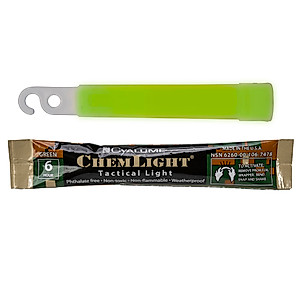 Cyalume Chemlight Light Stick, Military Grade, 6 Hour Duration, 4 Inches, 100 Pack
