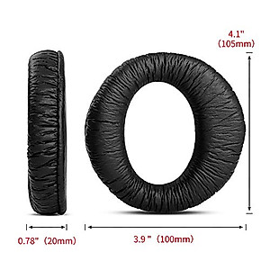 YunYiYi Black Replacement Foam Earpads Pillow Ear Pads Cushions Cover Cups Repair Parts Compatible with Sony MDR-RF925RK MDR-RF970RK RF985R Headphones