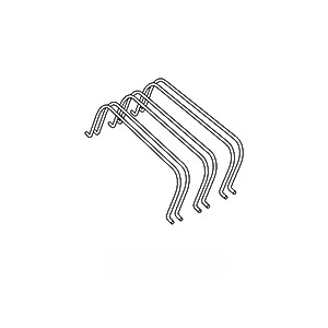 Rubbermaid Commercial Products Triple Waste Bag Holders, Housekeeping Cart Accessories, Black, Compatible with Rubbermaid Housekeeping Carts