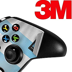 Skinit Decal Gaming Skin Compatible with Xbox One S Controller - Originally Designed Argentina Soccer Flag Design