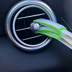 FineGood 2 Pcs Double Head Car Detailing Brushes, Car Brushes Soft Car Cleaning Kit Brush Interior Car Cleaner Detail Brushes for Car Clean